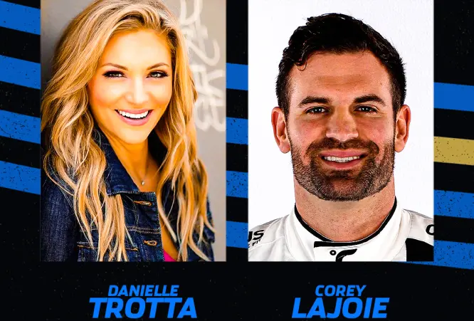 Prime Video Welcomes Corey LaJoie and Danielle Trotta to 2025 NASCAR ...